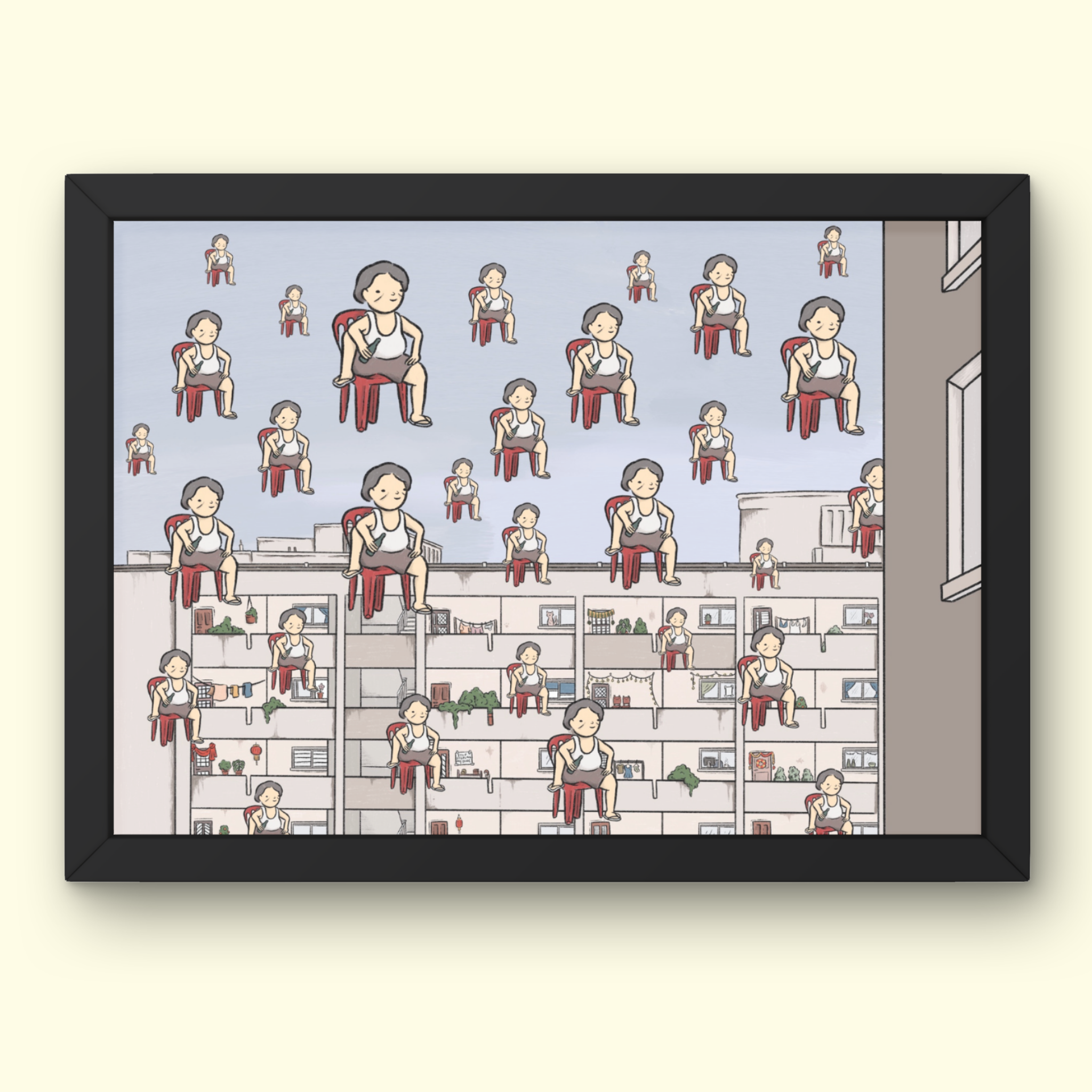 Buoyant Bedok Uncles by Ashley Seow - GOFY